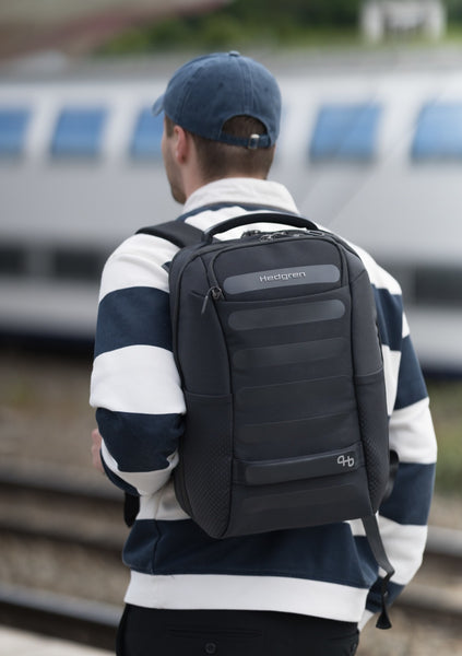 Unisex Handle M Backpack Peacoat Blue|Comby SS Collection|Hedgren